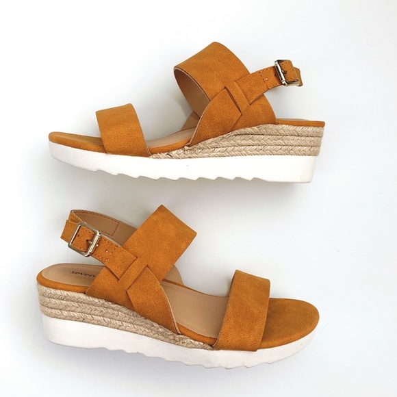 Seven Dials | Shoes | Seven Dials Platform Buckle Sandals | Poshmark